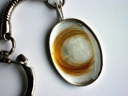 Jewellery Gallery - Lock of Hair Keepsakes/Lock of hair keychain